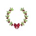Festive Wreath Frame Machine Embroidery Design-instant DOWNLOAD - Etsy