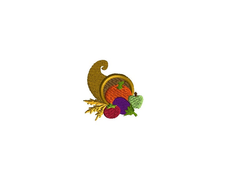 Mini Thanksgiving Feast Machine Embroidery Designs(turkey, Drumstick ...