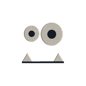 Monster Face 3 Machine Embroidery Design-instant DOWNLOAD - Etsy