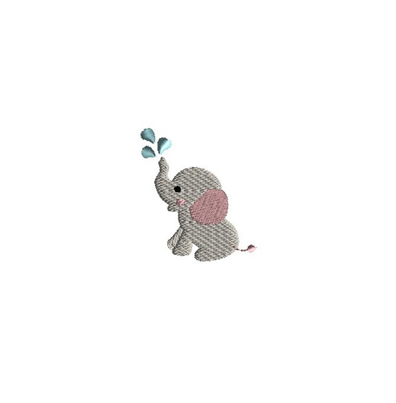 Mini Baby Elephant Machine Embroidery Design Set-instant DOWNLOAD - Etsy