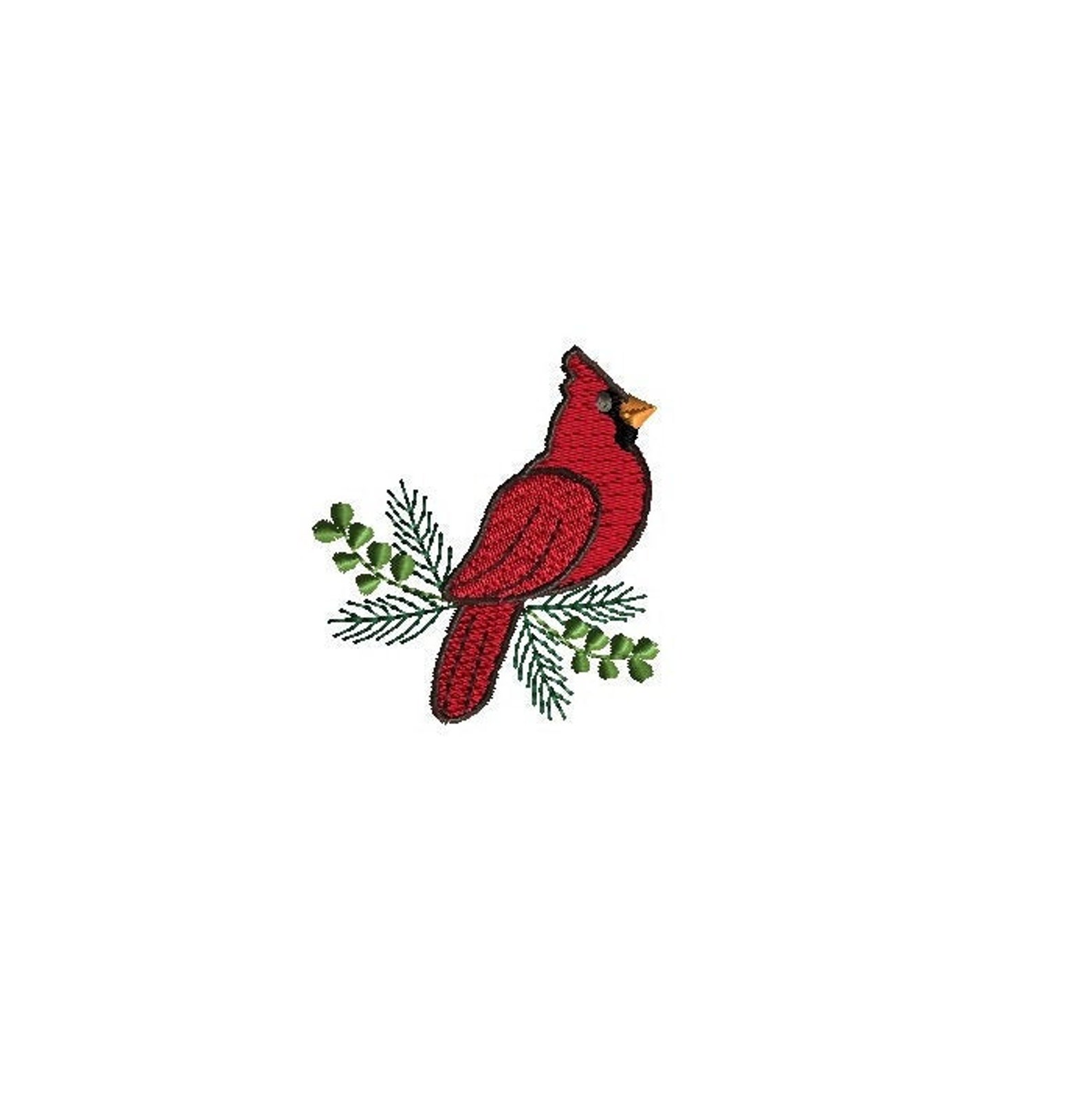 Mini Cardinal 3 Machine Embroidery Design-instant DOWNLOAD | Etsy