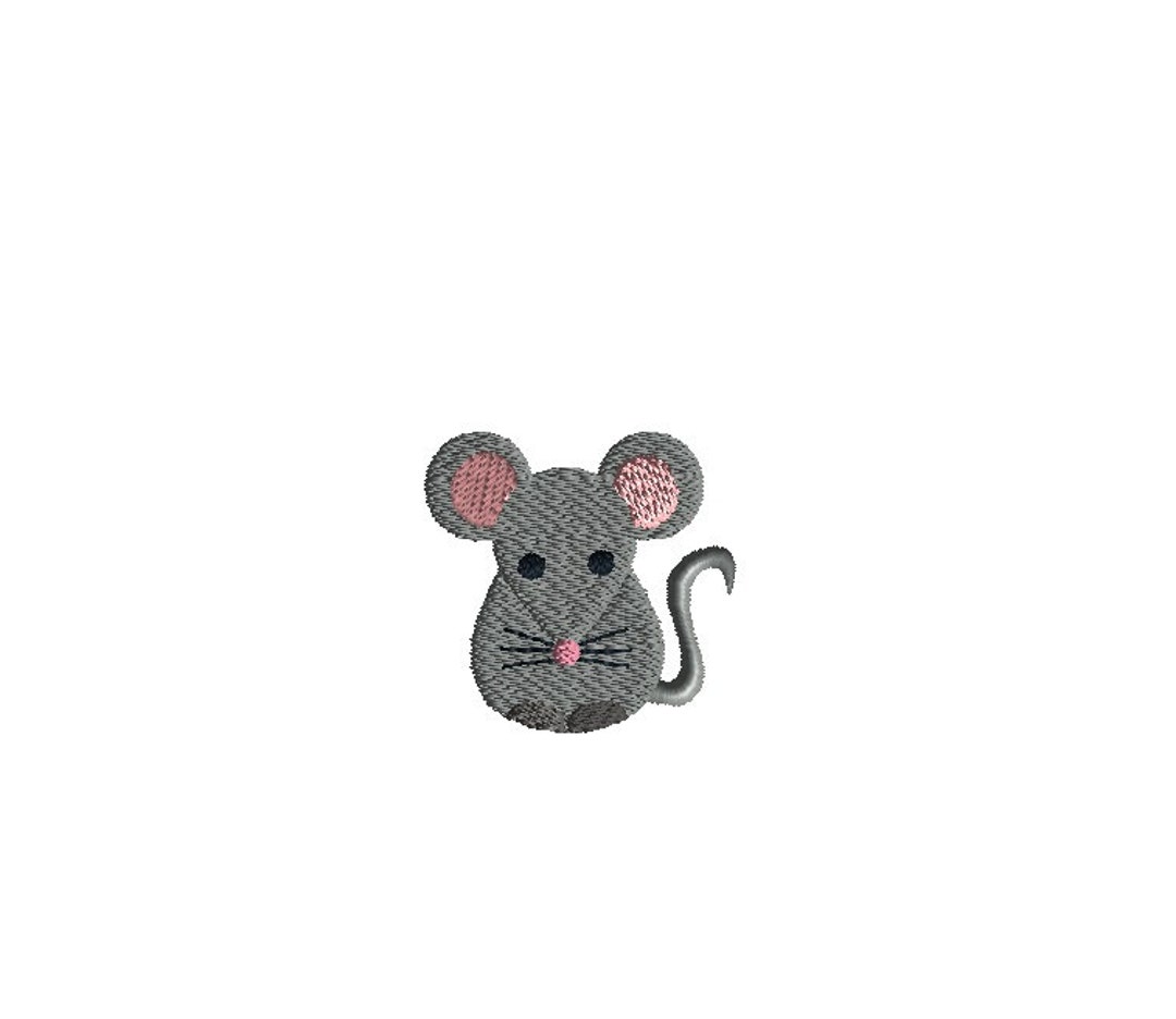Mini Little Mouse Machine Embroidery Design-instant DOWNLOAD-3 Sizes - Etsy