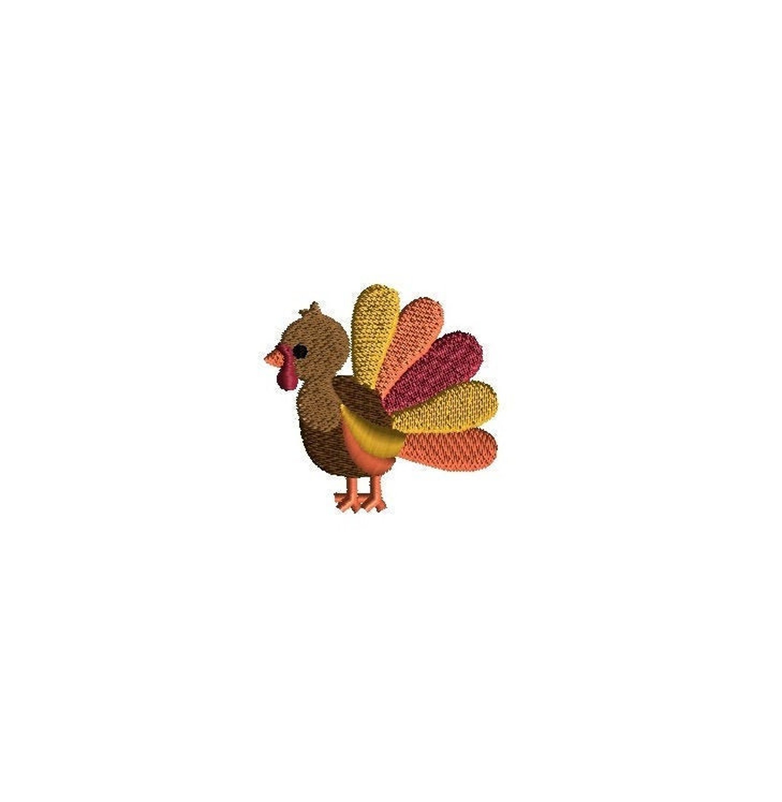 Mini Turkey 3 Machine Embroidery Design-instant DOWNLOAD - Etsy