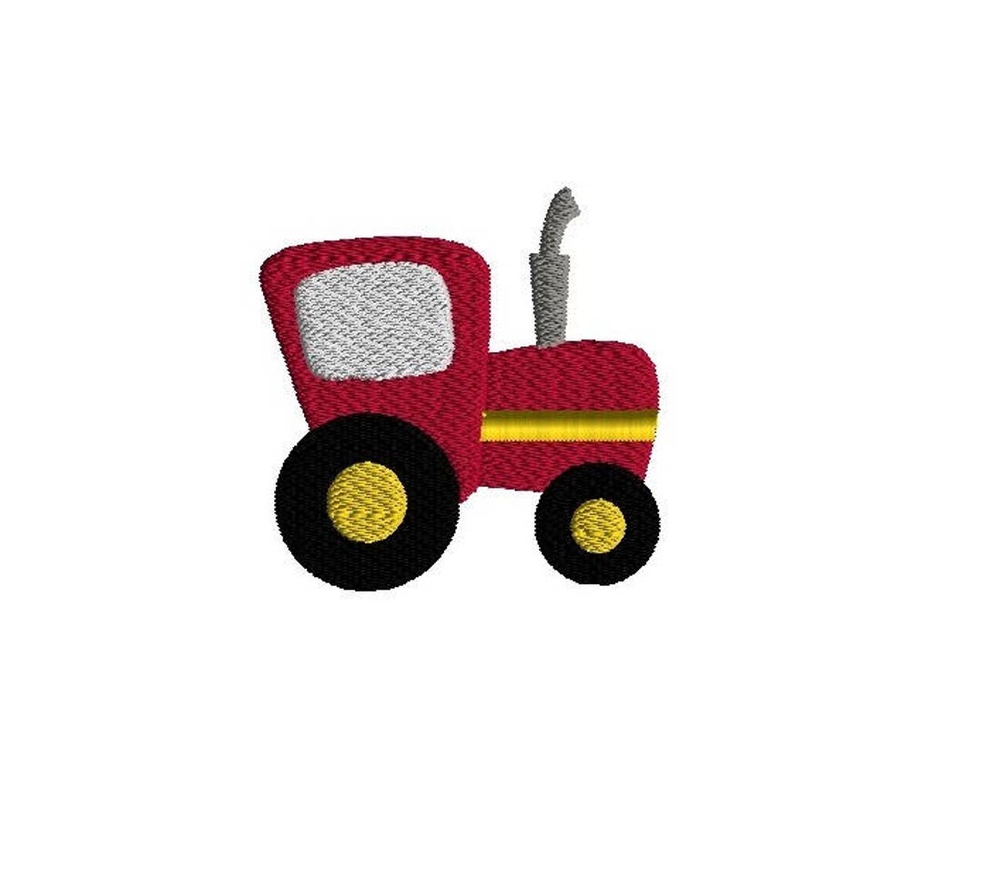 Mini Tractor Machine Embroidery Design-instant DOWNLOAD - Etsy