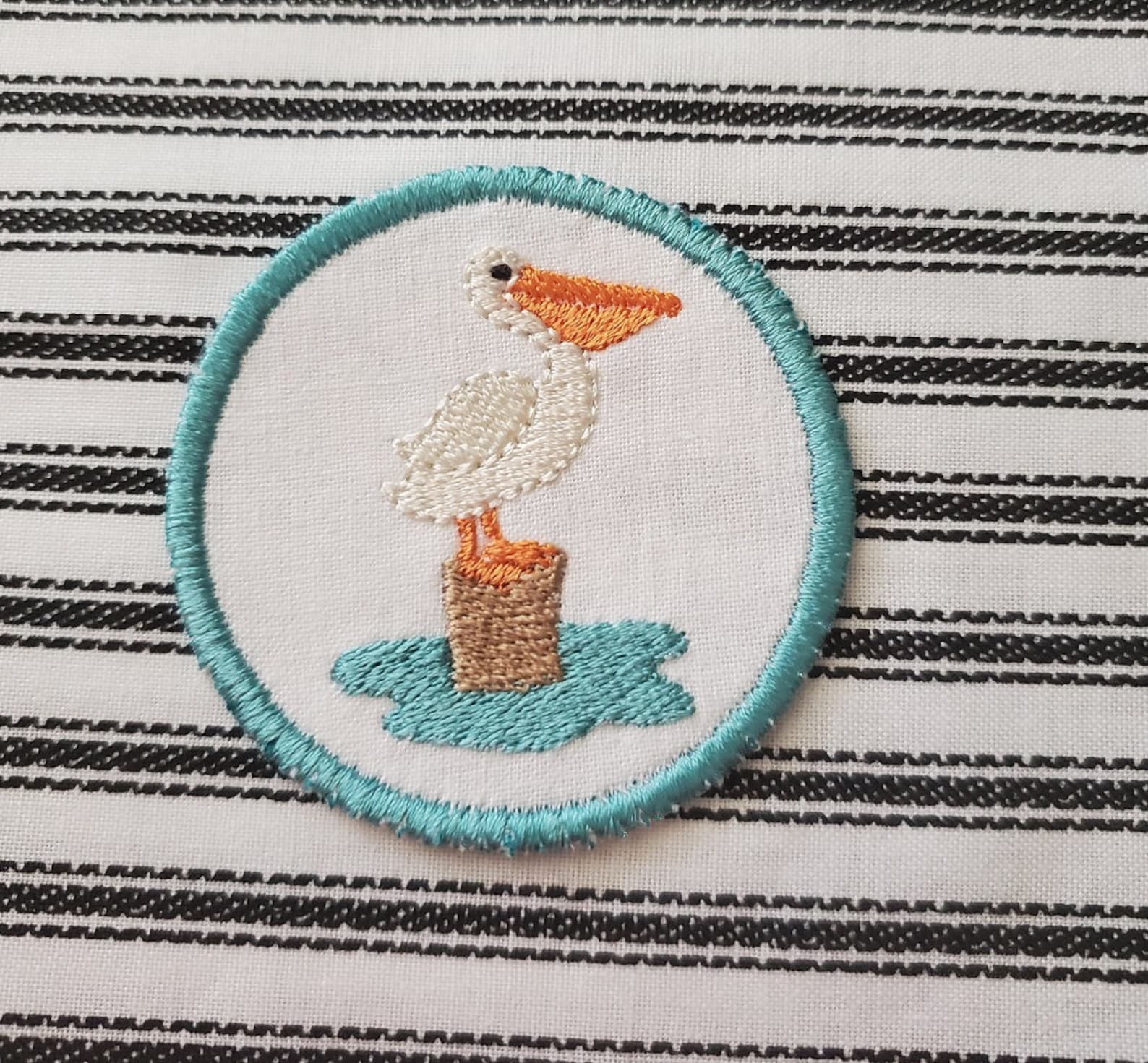 Mini Pelican Machine Embroidery Design-instant DOWNLOAD - Etsy