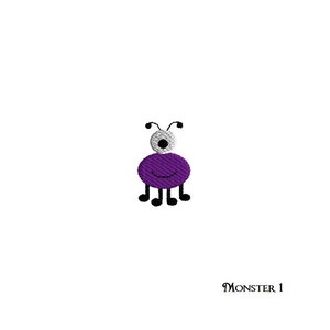 Mini Monster Machine Embroidery Design Set-instant DOWNLOAD - Etsy