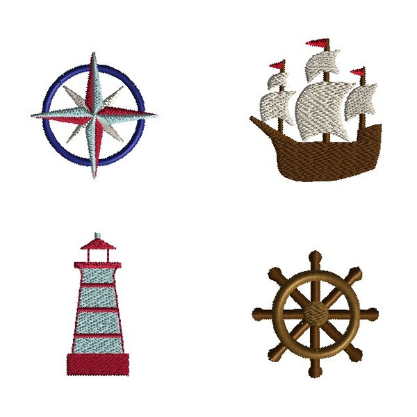 Nautical Embroidery - Etsy