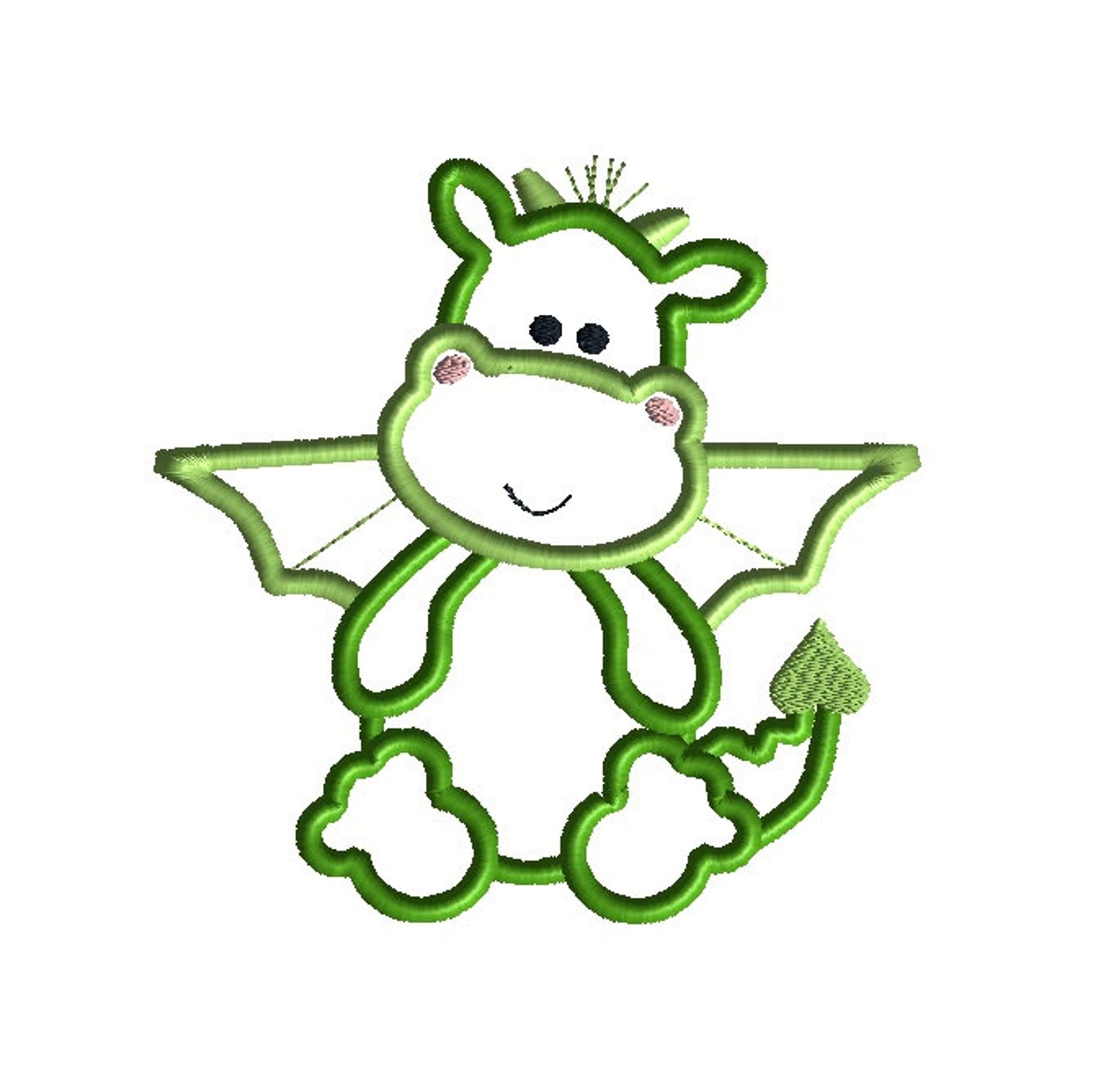 Dragon Applique Machine Embroidery Design-instant DOWNLOAD - Etsy