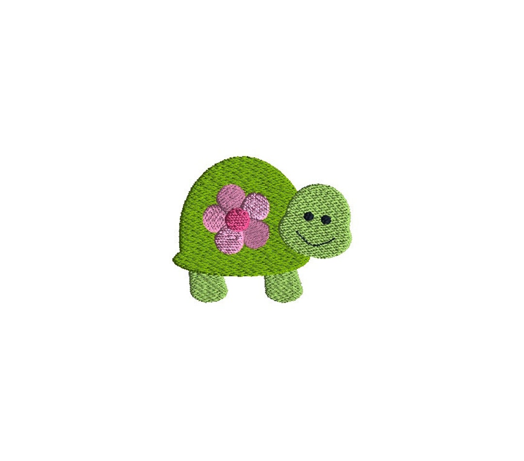 Mini Turtle Machine Embroidery Design-instant DOWNLOAD - Etsy