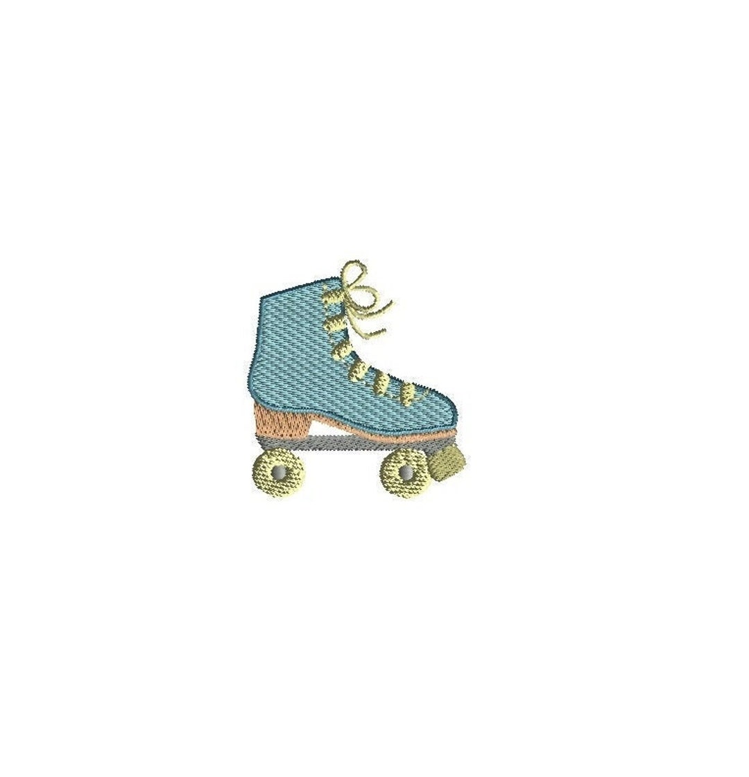Mini Roller Skate Machine Embroidery Design-instant DOWNLOAD - Etsy
