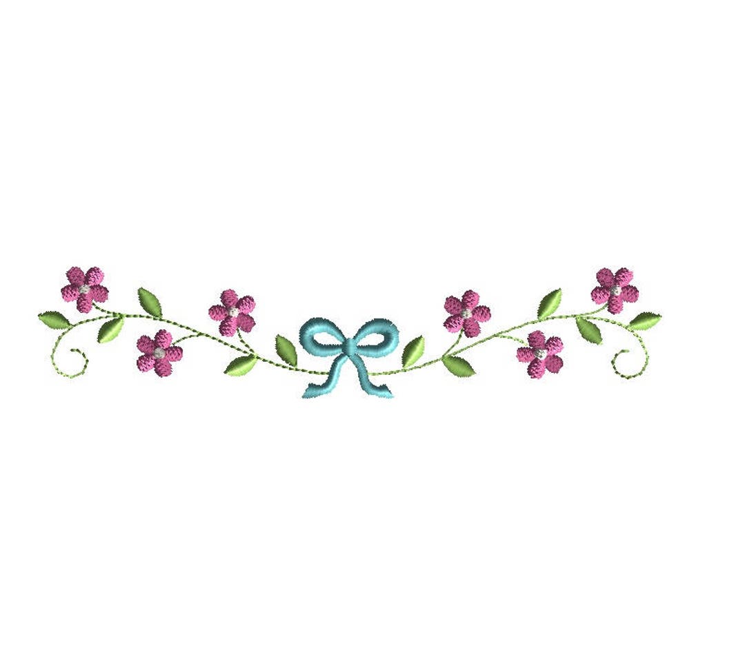 Daisy Chain Machine Embroidery Design-instant DOWNLOAD - Etsy