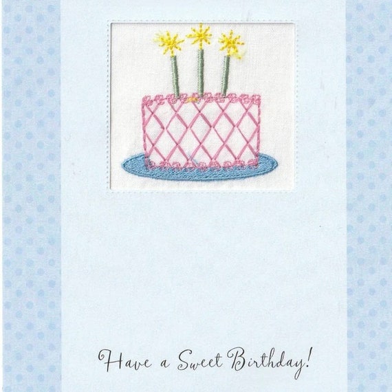Embroidered Birthday Cake The Cake Stand | A Mexican Embroidery Cake
