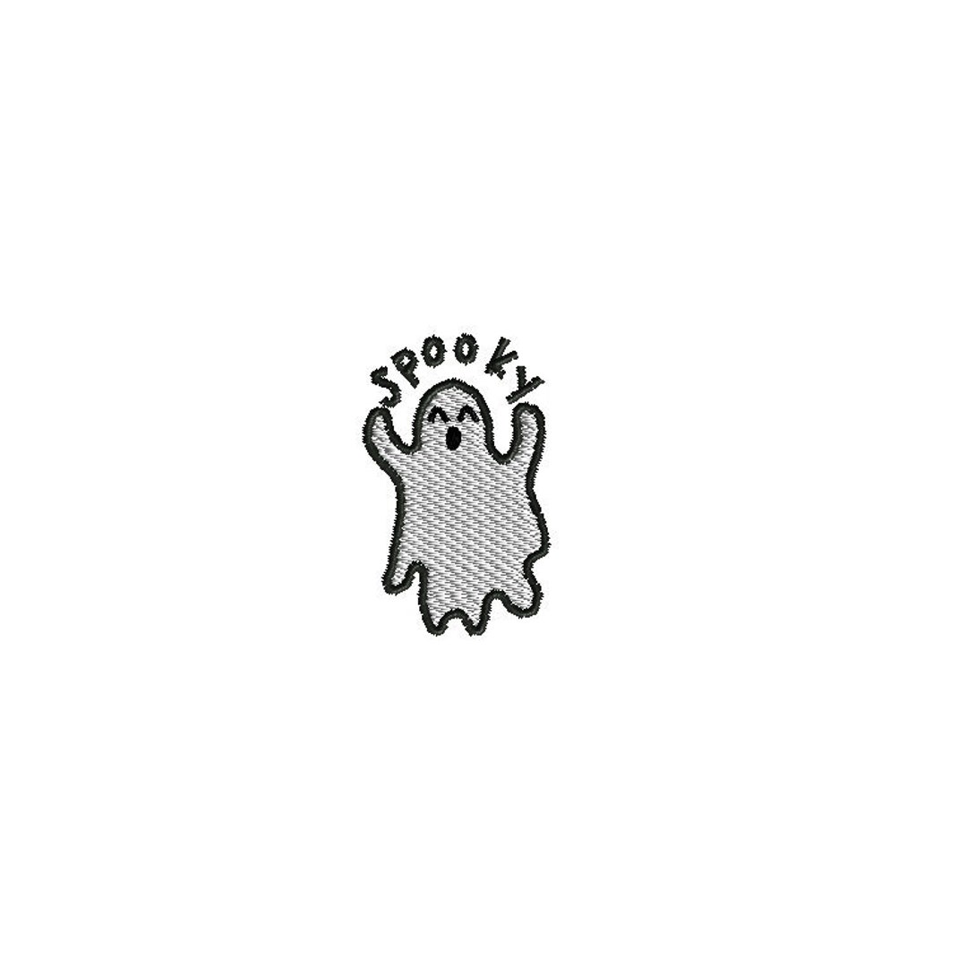 Mini Spooky Ghost Machine Embroidery Design-instant DOWNLOAD-3 Sizes - Etsy