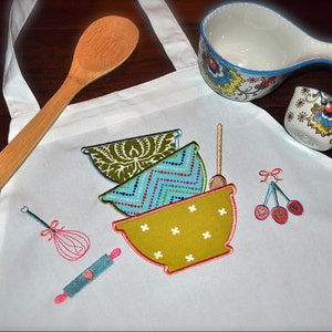 Mixing Bowls Applique Machine Embroidery Design-instant DOWNLOAD - Etsy ...