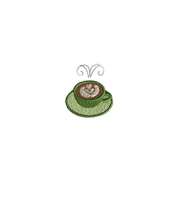 Mini Cappuccino Machine Embroidery Design-instant DOWNLOAD - Etsy