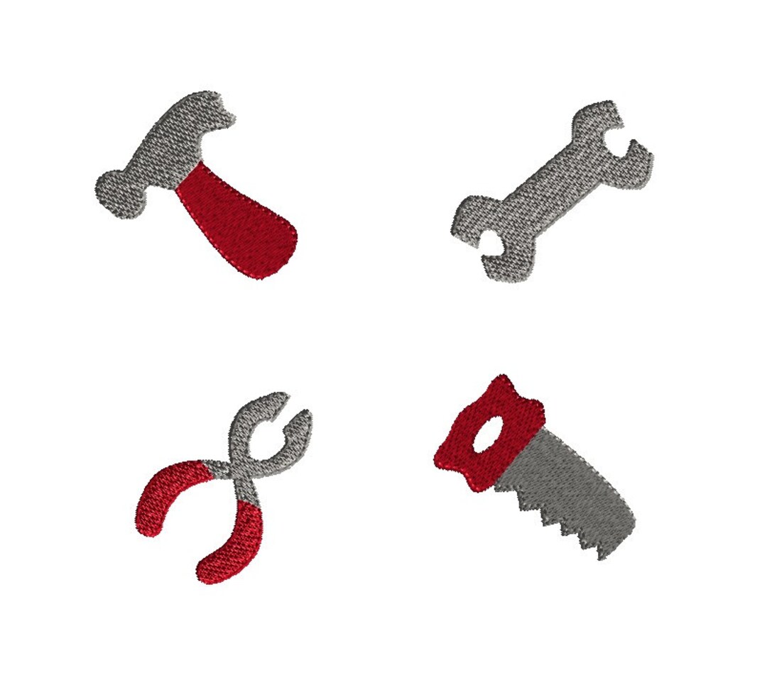 Mini Tools Machine Embroidery Design Set-instant DOWNLOAD - Etsy