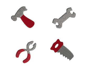 Mini Construction Machine Embroidery Design Set-instant | Etsy