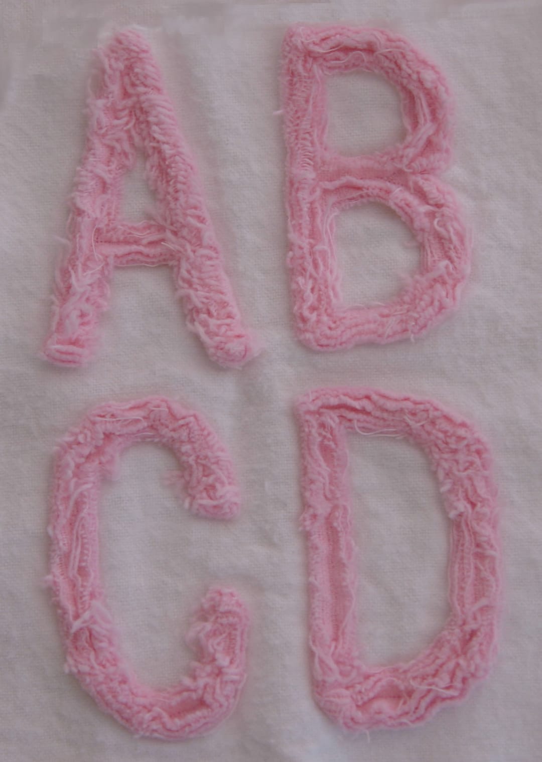 Chenille/raggy Font Machine Embroidery Designs-instant DOWNLOAD - Etsy