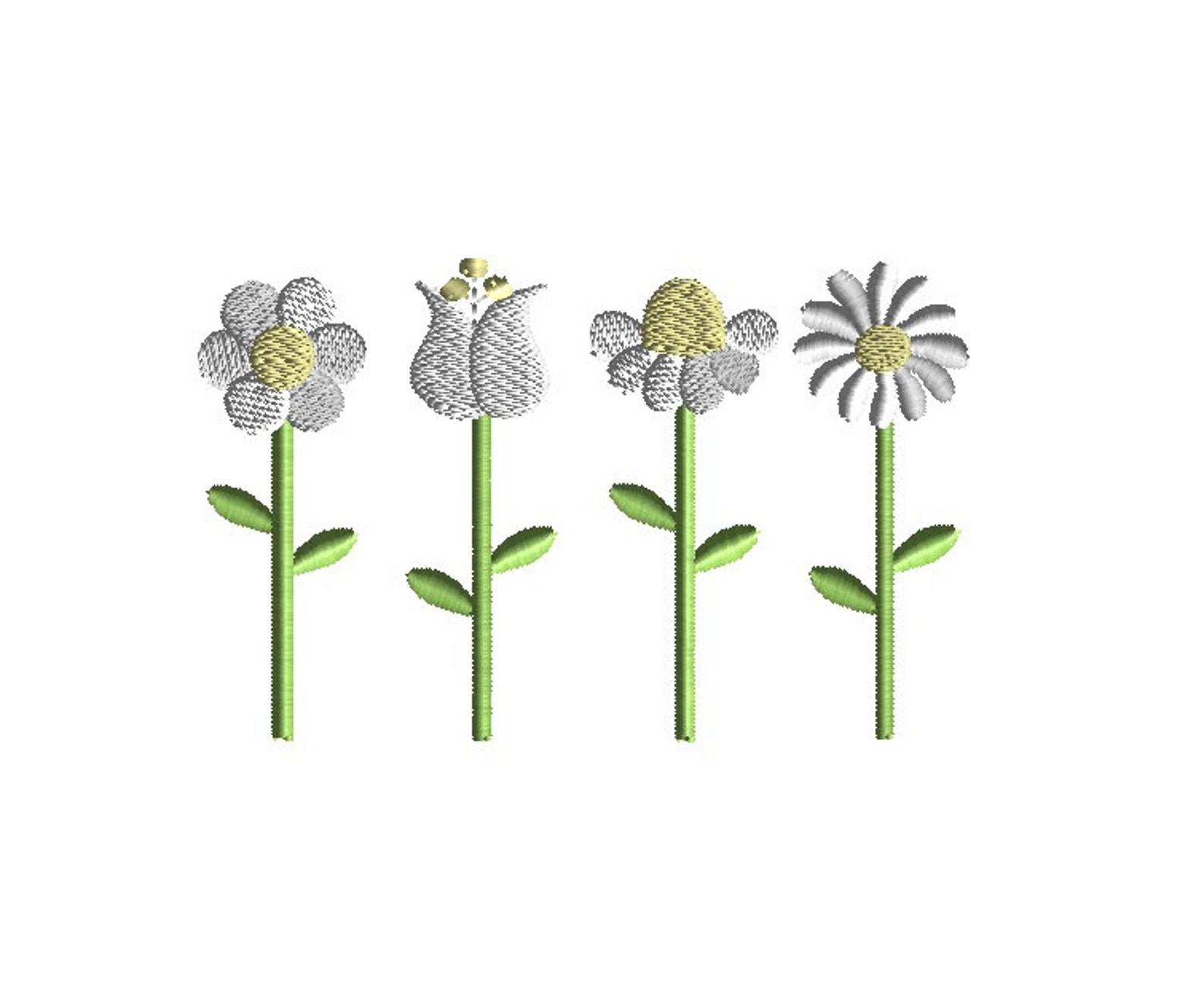 Stems (flowers) Machine Embroidery Design-instant DOWNLOAD - Etsy