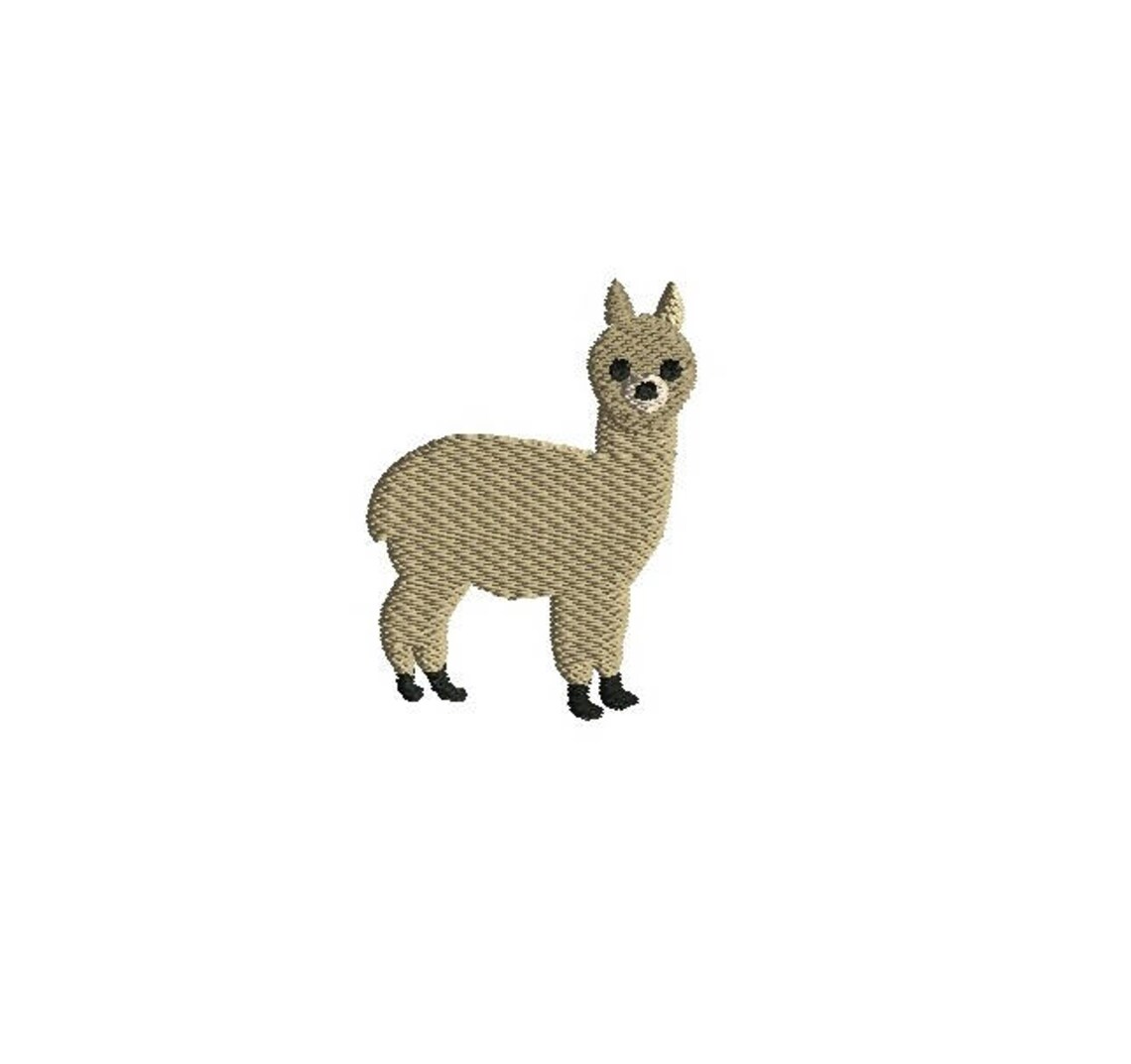 Mini Alpaca Machine Embroidery Design-instant DOWNLOAD-3 Sizes - Etsy