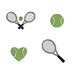Mini Tennis Machine Embroidery Design Set-instant DOWNLOAD - Etsy