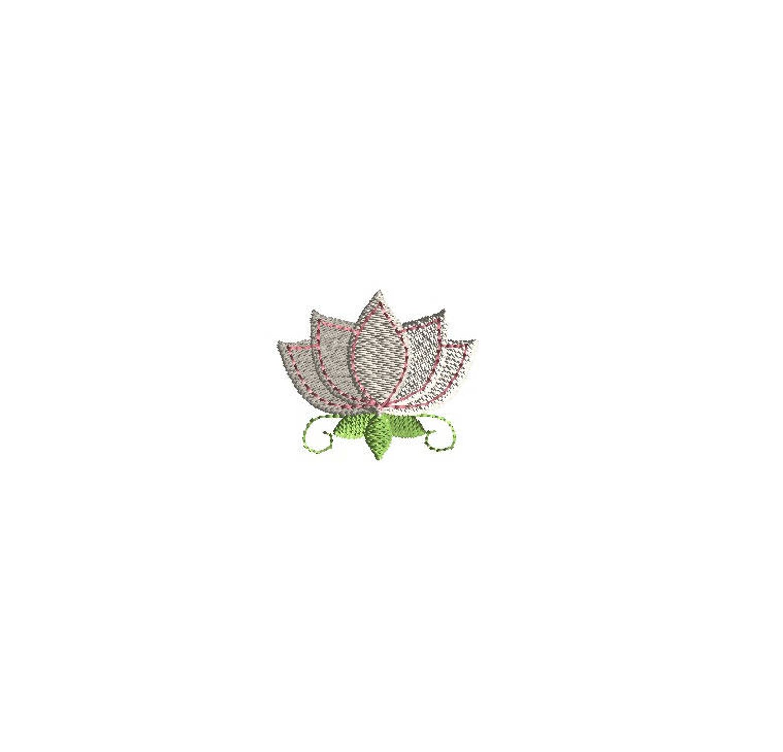 Mini Lily Pond Machine Embroidery Design Set-instant | Etsy