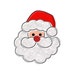 Santa Face Applique Embroidery Design for Machine Embroidery-instant ...