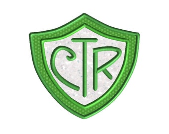 CTR Applique Embroidery Design in Multiple Sizes INSTANT DOWNLOAD - Etsy
