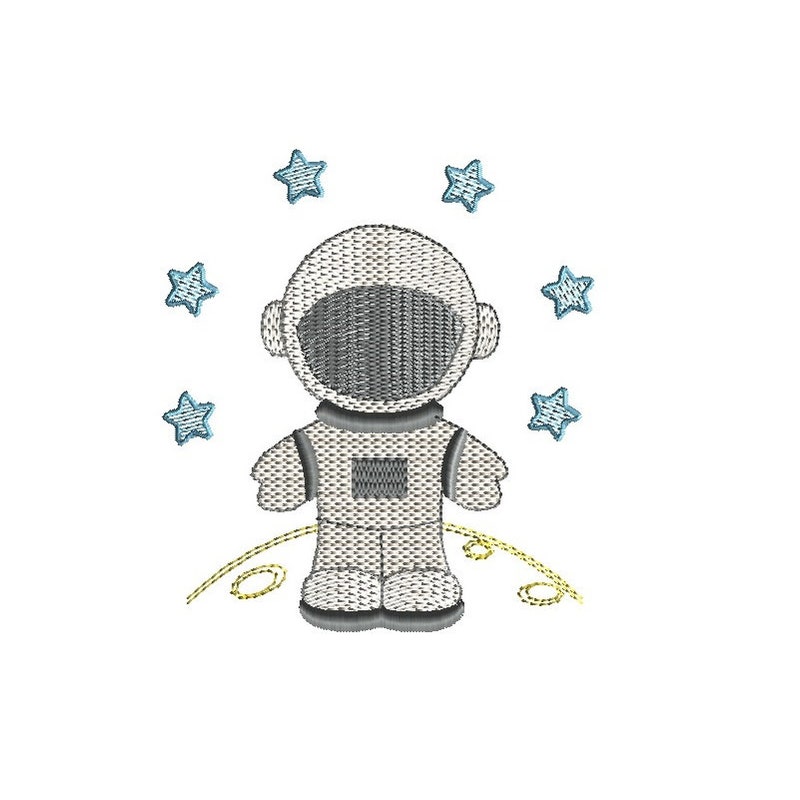 Astronaut Embroidery - Etsy