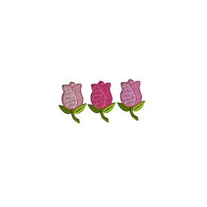 Mini Rose Bud Machine Embroidery Design-instant DOWNLOAD-3 Sizes - Etsy