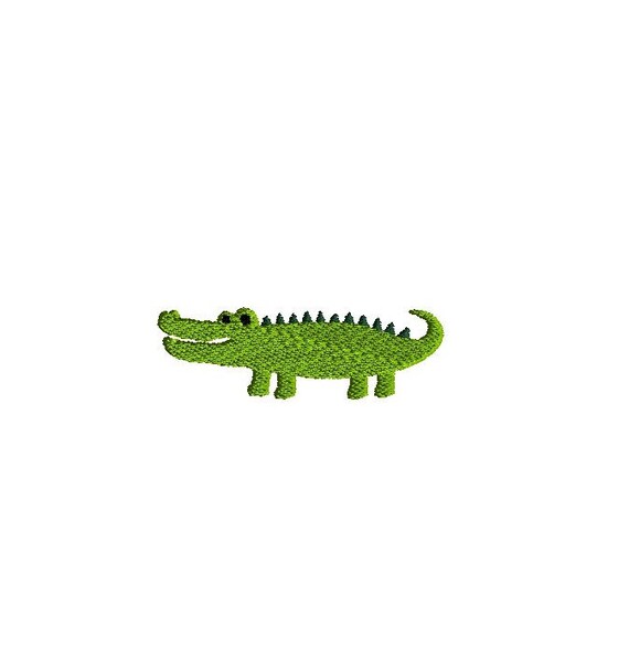 Mini Alligator Machine Embroidery Design-3 Sizes-INSTANT DOWNLOAD ...