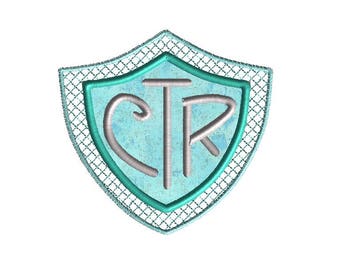 CTR Applique Machine Embroidery Design-instant DOWNLOAD | Etsy