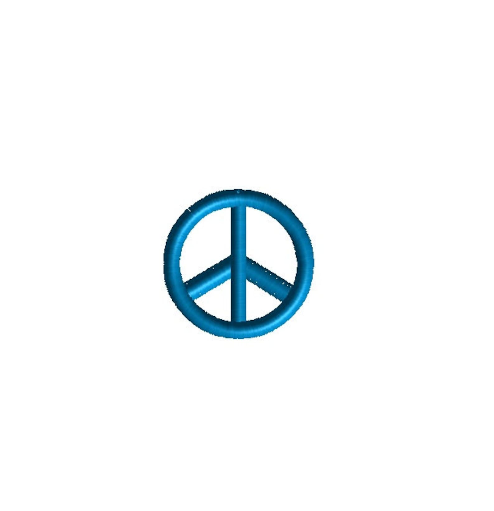 Mini Peace Sign Machine Embroidery Design INSTANT DOWNLOAD-3 Sizes - Etsy