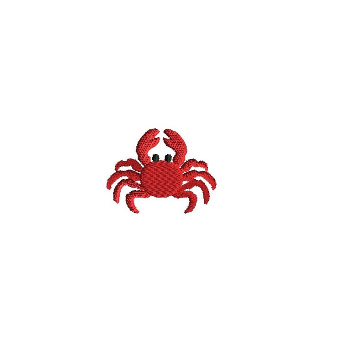 Mini Crab 2 Machine Embroidery Design-instant DOWNLOAD - Etsy