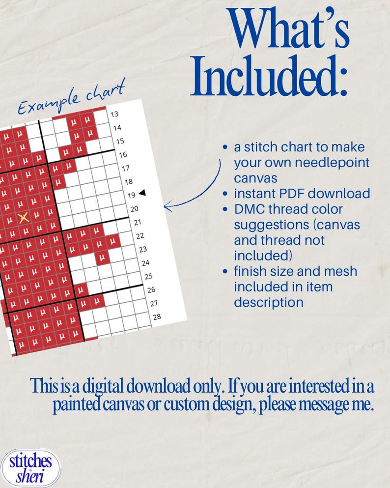 Horse Matchbox Digital Needlepoint Chart | 18 Mesh | PDF Download - Etsy