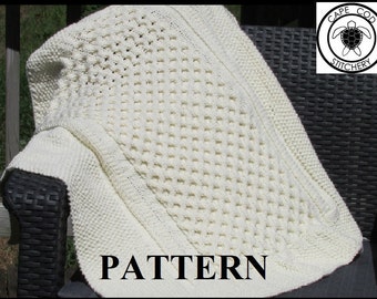 Digital Knitting Pattern Knitting Pattern Blanket Knitting - Etsy