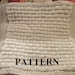 Digital Knitting Pattern, Knitting Pattern Blanket, Knitting Pattern ...
