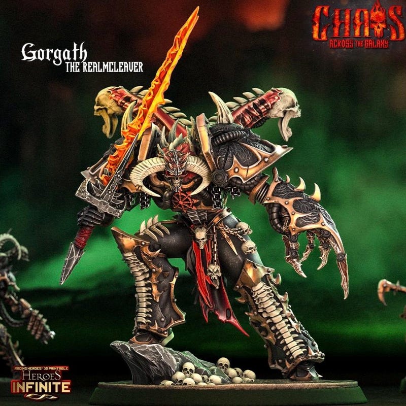 Space Marine Demon Prince - Etsy