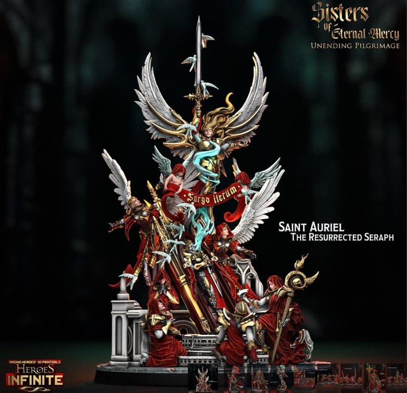 Saint Auriel the Resurrected Seraph - Heroes Infinite - Etsy