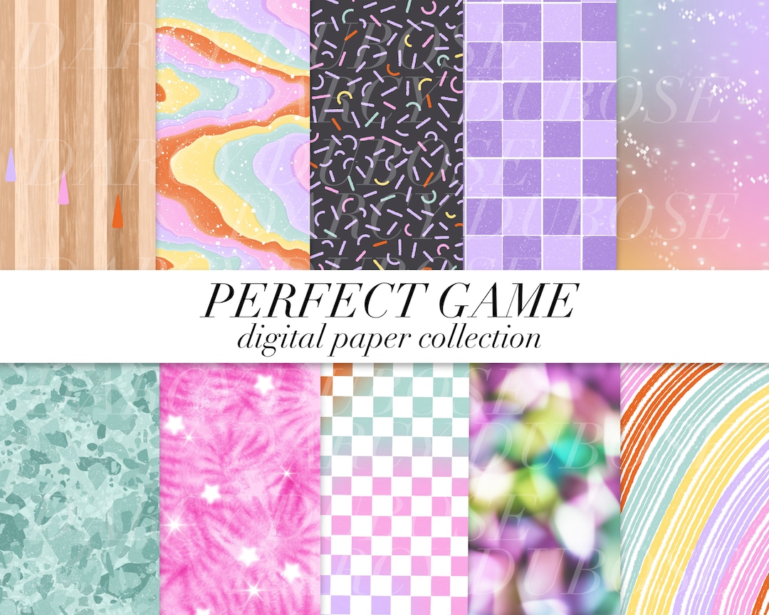 Perfect Game DIGITAL PAPERS W LICENSE | Bowling | Summer | Arcade ...