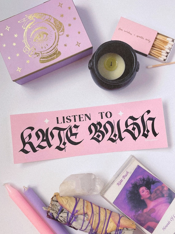 Listen to KATE BUSH Bumper Sticker - Etsy