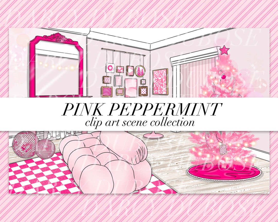 Pink Peppermint SCENES W LICENSE | Christmas | Holiday | Celebrate ...