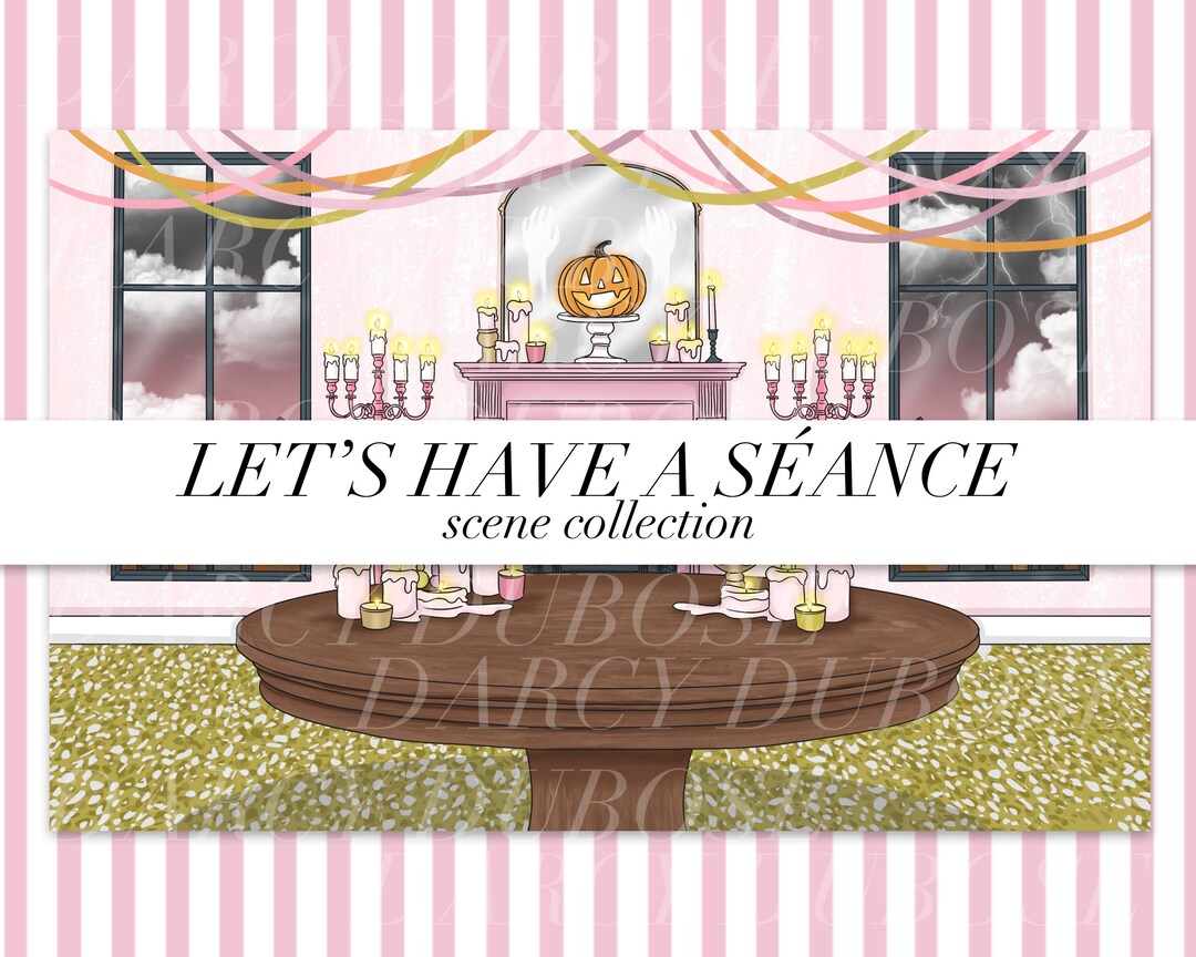 Let's Have a Séance SCENE W LICENSE | Halloween | Ghost | Spirit ...