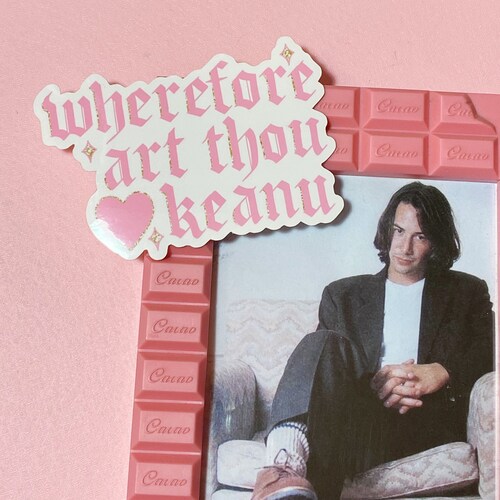 Little Flower Crown Keanu Vinyl Sticker Set - Etsy