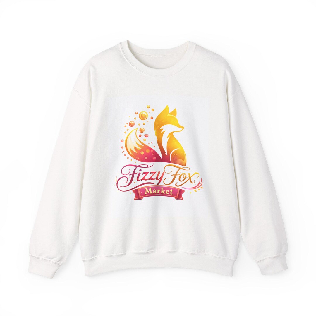 Fizzy Fox Logo Sweatshirt | Fox Graphic Crewneck, Market Badge Design ...