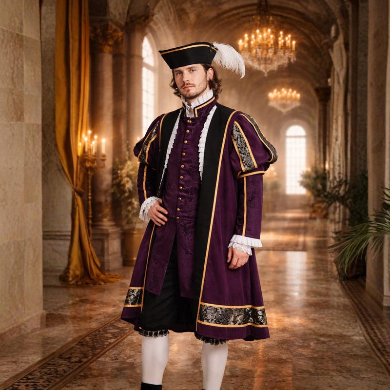 Medieval Ball Costume Men - Etsy
