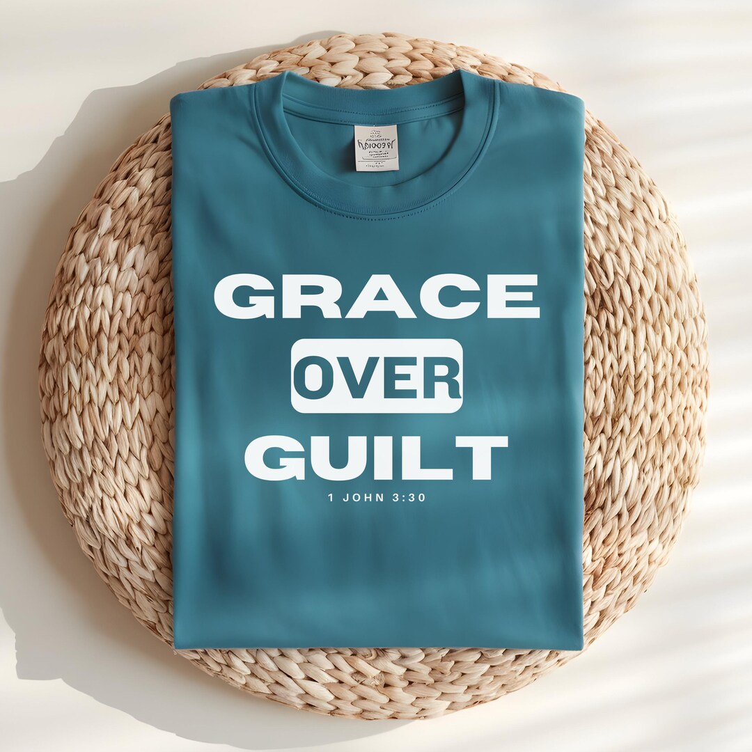 Grace Over Guilt Shirt | Christian | Comfort Colors 1717 | Women ...