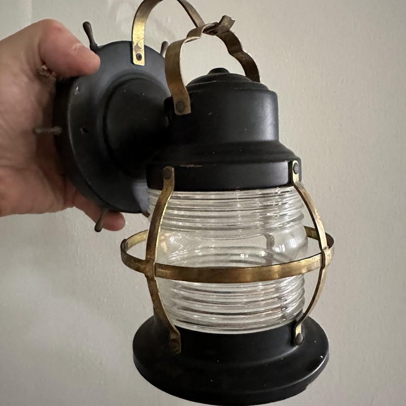 Antique Porch Light - Etsy