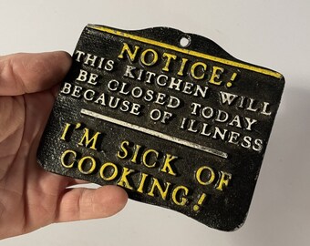 Sick of Cooking | Etsy