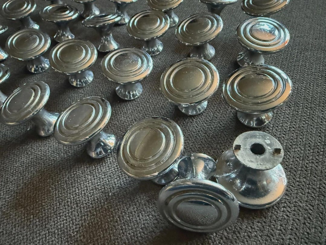 Set 25 Antique Vintage Concentric Ring Art Deco 1” Cabinet Knobs - Etsy